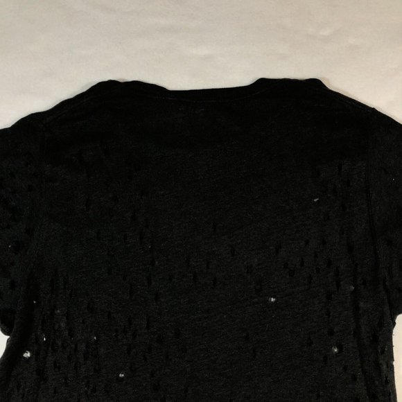 IRO | Tops | Iro Womens Xs Holey Tshirt Basic Tee W Holes Distressing | Poshmark